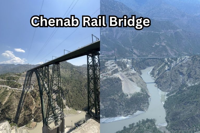 Chenab Railway Bridge: चिनाब रेलवे ब्रिज, एफिल टॉवर से ऊंचा ...