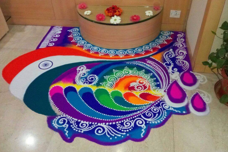 Independence Day Rangoli Designs: स्वतंत्रता दिवस पर बनाएं ये खास और ...