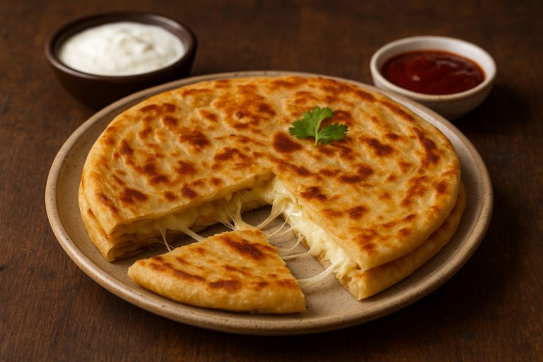 Cheese Stuffed Lachha Paratha Recipe: क्रिस्पी लेयर्स और चीजी फ्लेवर्ड ...