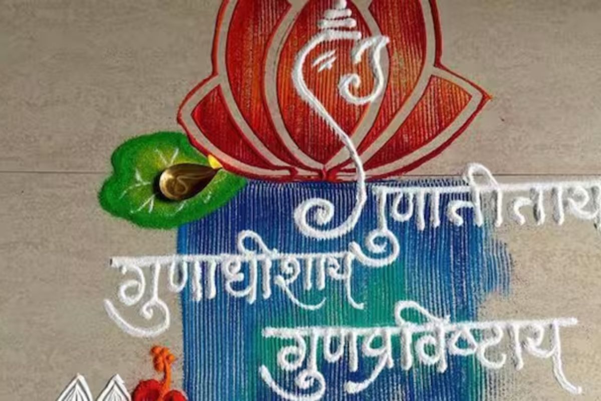 Ganesh Chaturthi Rangoli Design: गणेश उत्सव में लाएं रंगों की रौनक ...