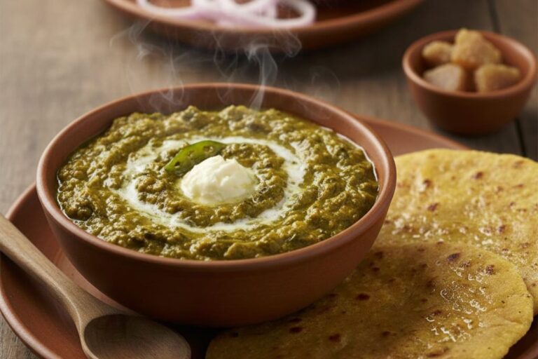 Sarso Ka Saag Recipe: सरसों का साग ते मक्के दी रोटी है खाने का मन, तो ...