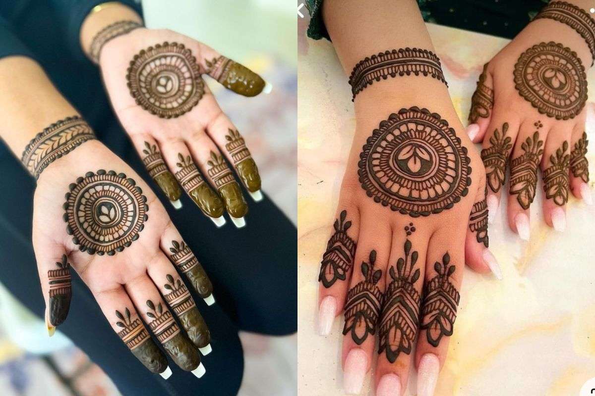 Simple Mandala Mehndi Design: हर हाथ की शोभा बढ़ाए ये आसान सिम्पल मंडला ...