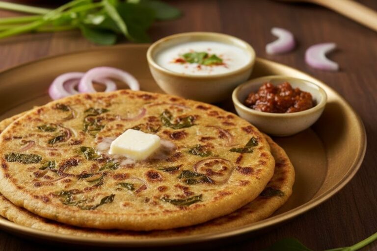 Bathua Onion Paratha Recipe: दिन की शुरुआत के लिए परफेक्ट है बथुआ प्याज ...