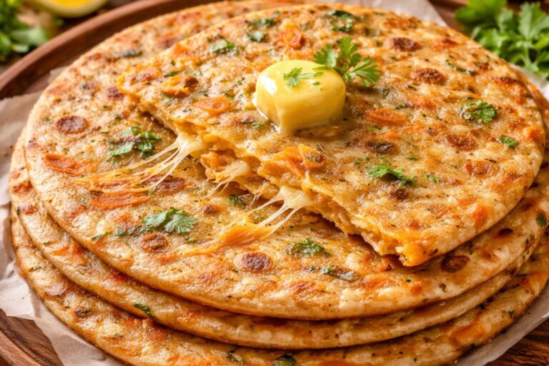 Gajar Cheese Paratha Without Stuffing: कम मेहनत में ज्यादा स्वाद ...