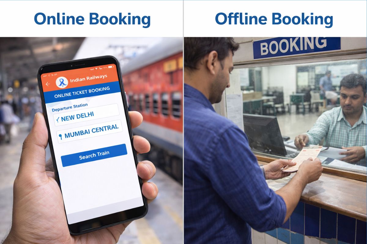 आधा भारत नहीं जानता ऑनलाइन रेलवे टिकट क्यों पड़ता है ऑफलाइन से महंगा ...