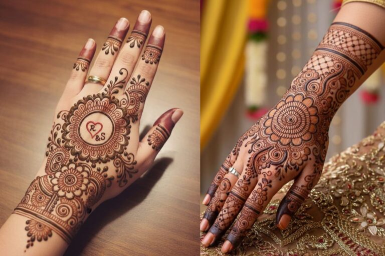 Simple Mehndi Design For Bride Sister: जीजा जी के स्वागत से लेकर बचपन ...
