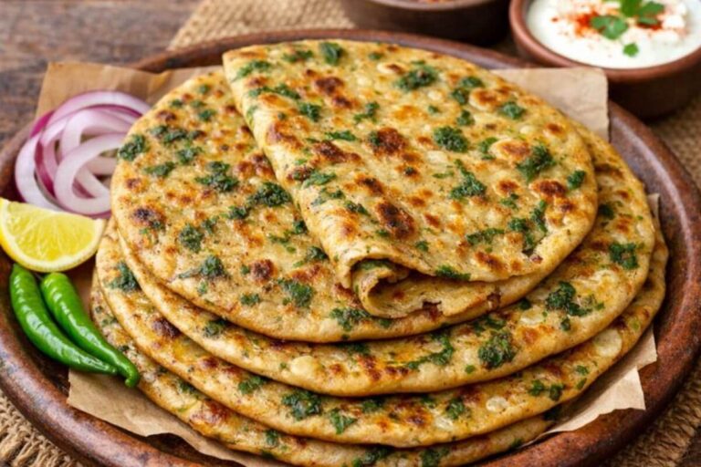 Methi Pyaz Paratha Recipe: सर्दियों में घर पर बनाएं स्वाद से भरपूर मेथी ...